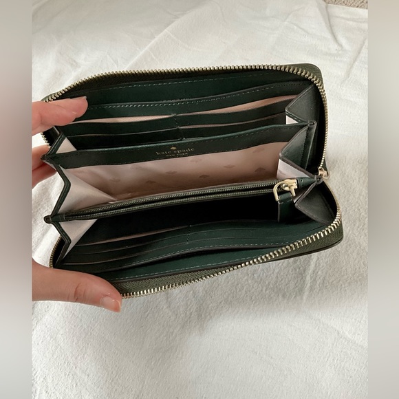 kate spade | Bags | Kate Space Bixby Place Wallet In Spruce | Poshmark